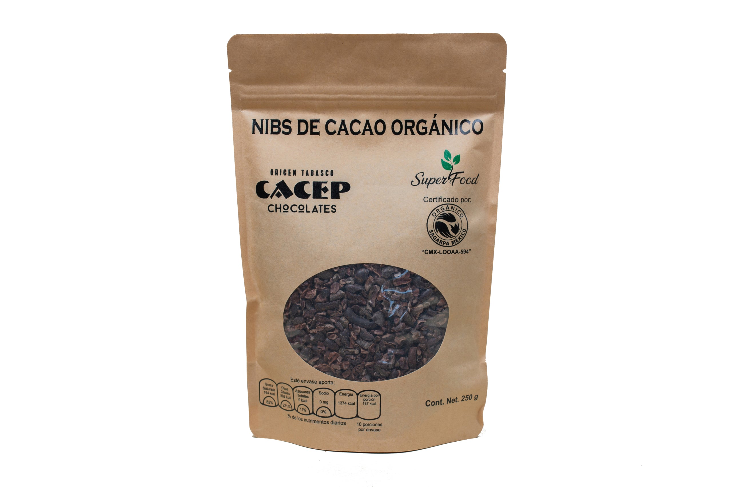 Nibs de cacao (250g) – CACEP Chocolates